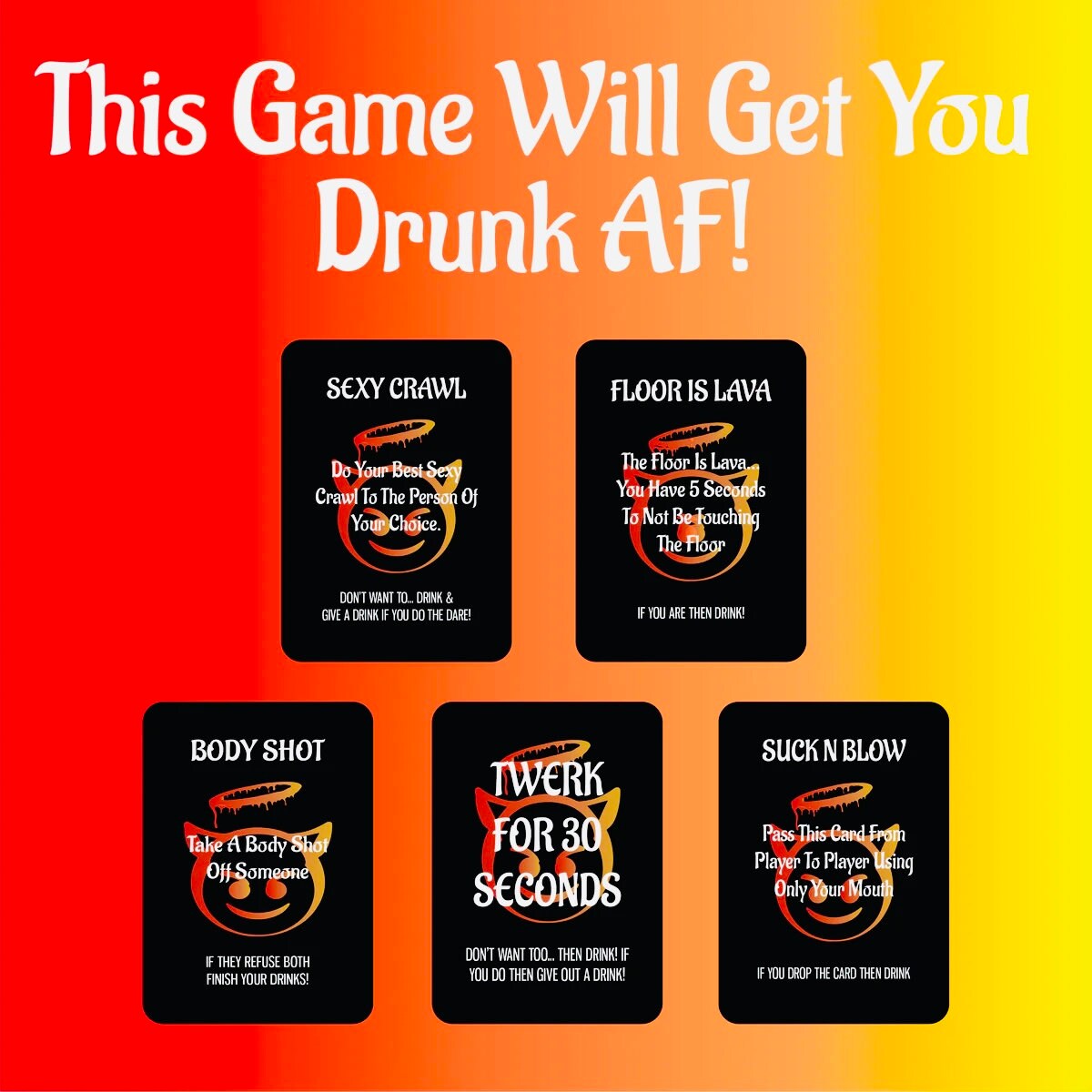 Let's Get Mortal - the Ultimate Drinking Card Game With A Modern Twist on Ring of Fire. - Etsy