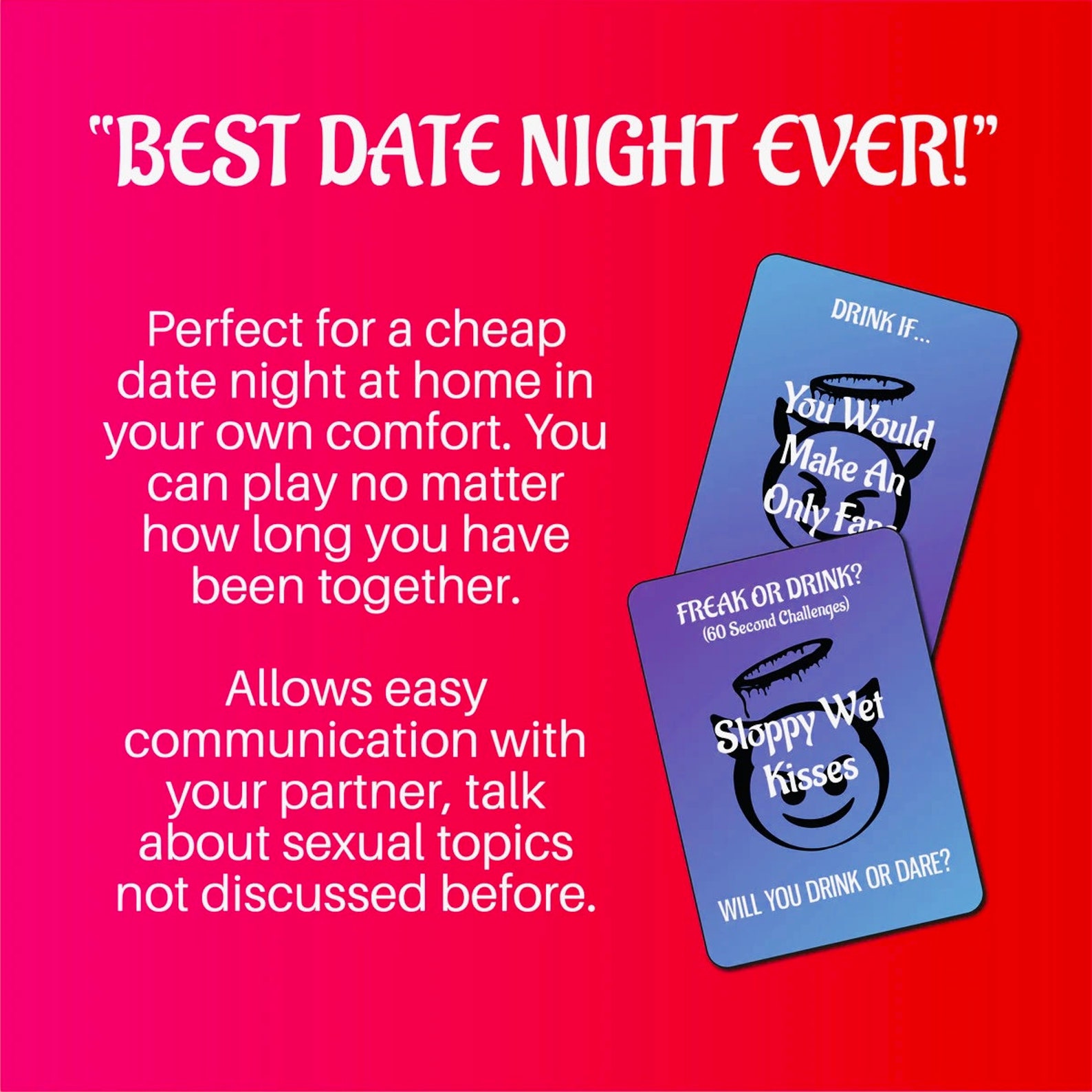 Freak or Drink the Freakiest Couple Drinking Game Perfect - Etsy