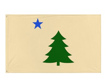 1901 Original Maine Flag - Etsy
