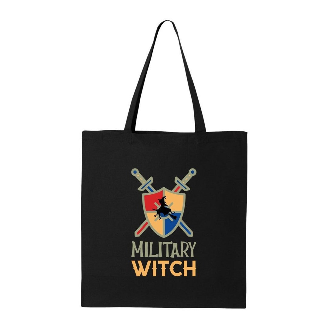 MILITARY WITCH Tote,military Trick or Treat,military Witch Halloween ...
