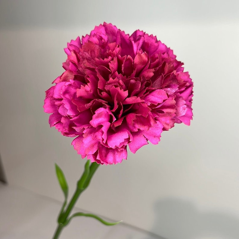 Real Touch Carnation Single Stem Artificial Flower - Etsy