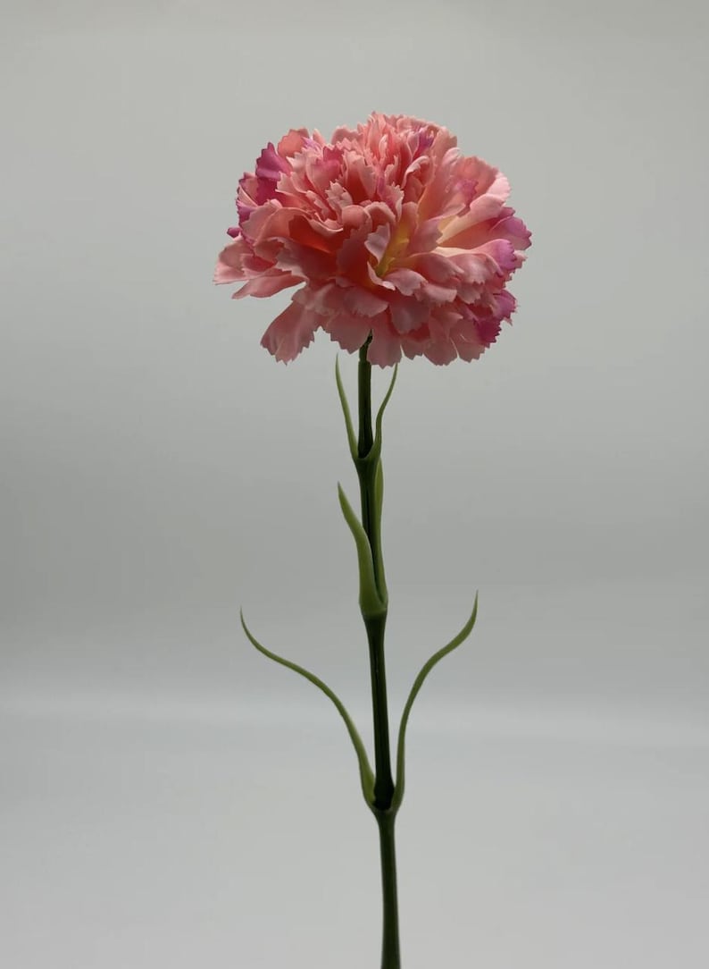 Real Touch Carnation Single Stem Artificial Flower - Etsy