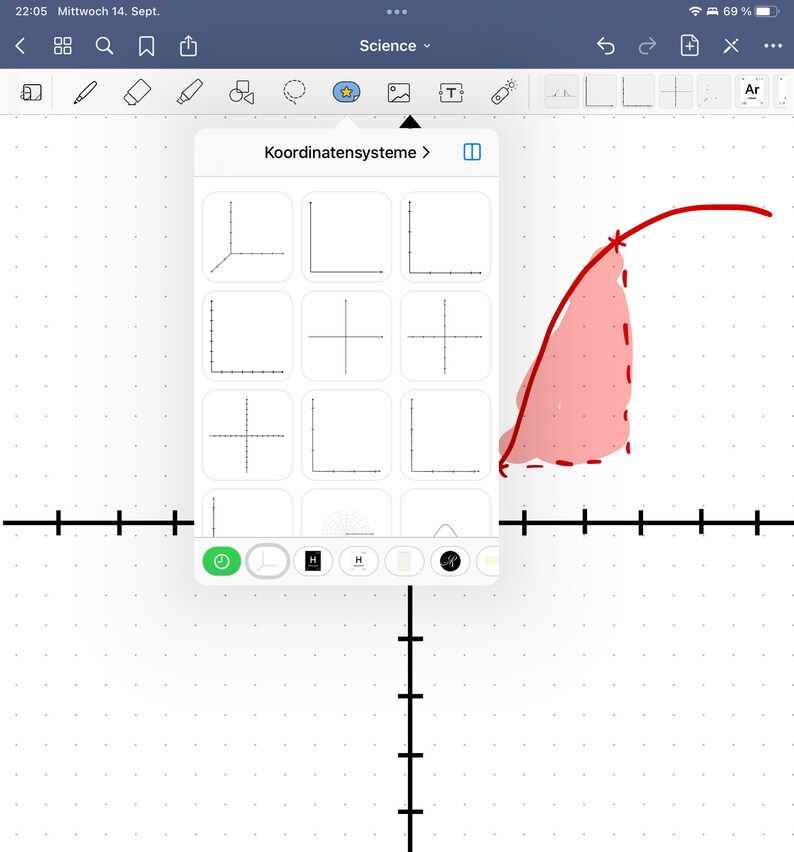 Goodnotes Sticker Collection Coordinate Systems Mathematics Coordinates ...