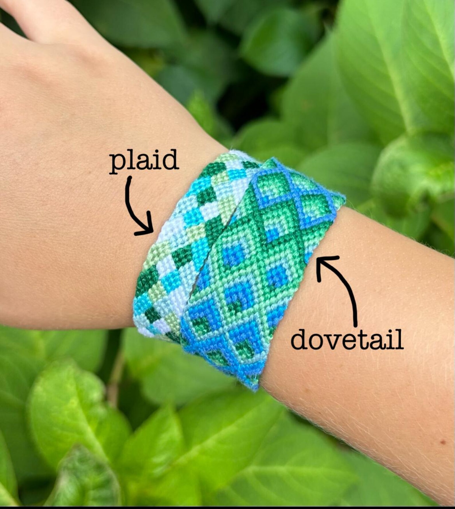 Blue and Green Friendship Bracelet Stack sold Separately - Etsy