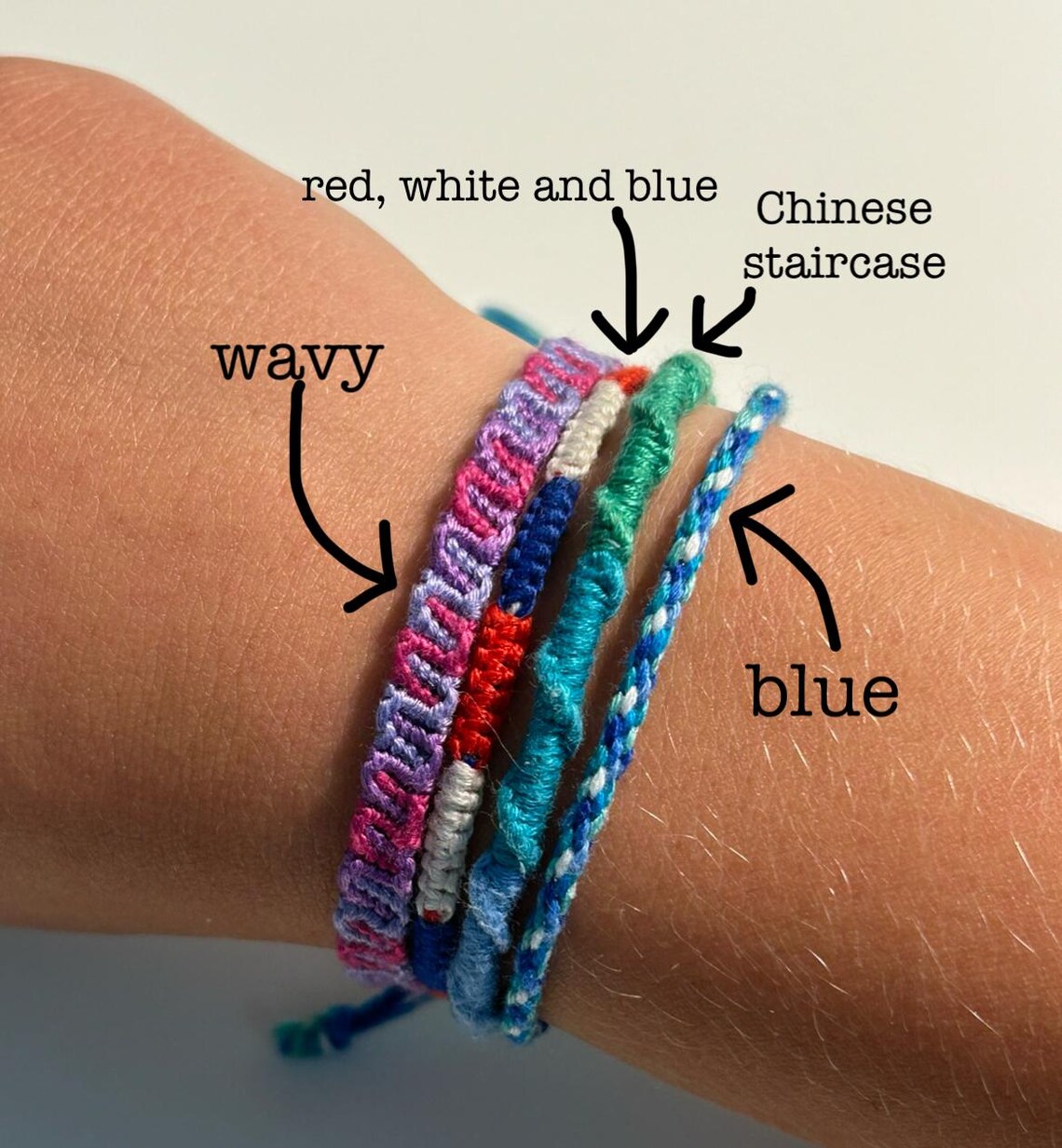 Thin Stack of Friendship Bracelets sold Separately - Etsy