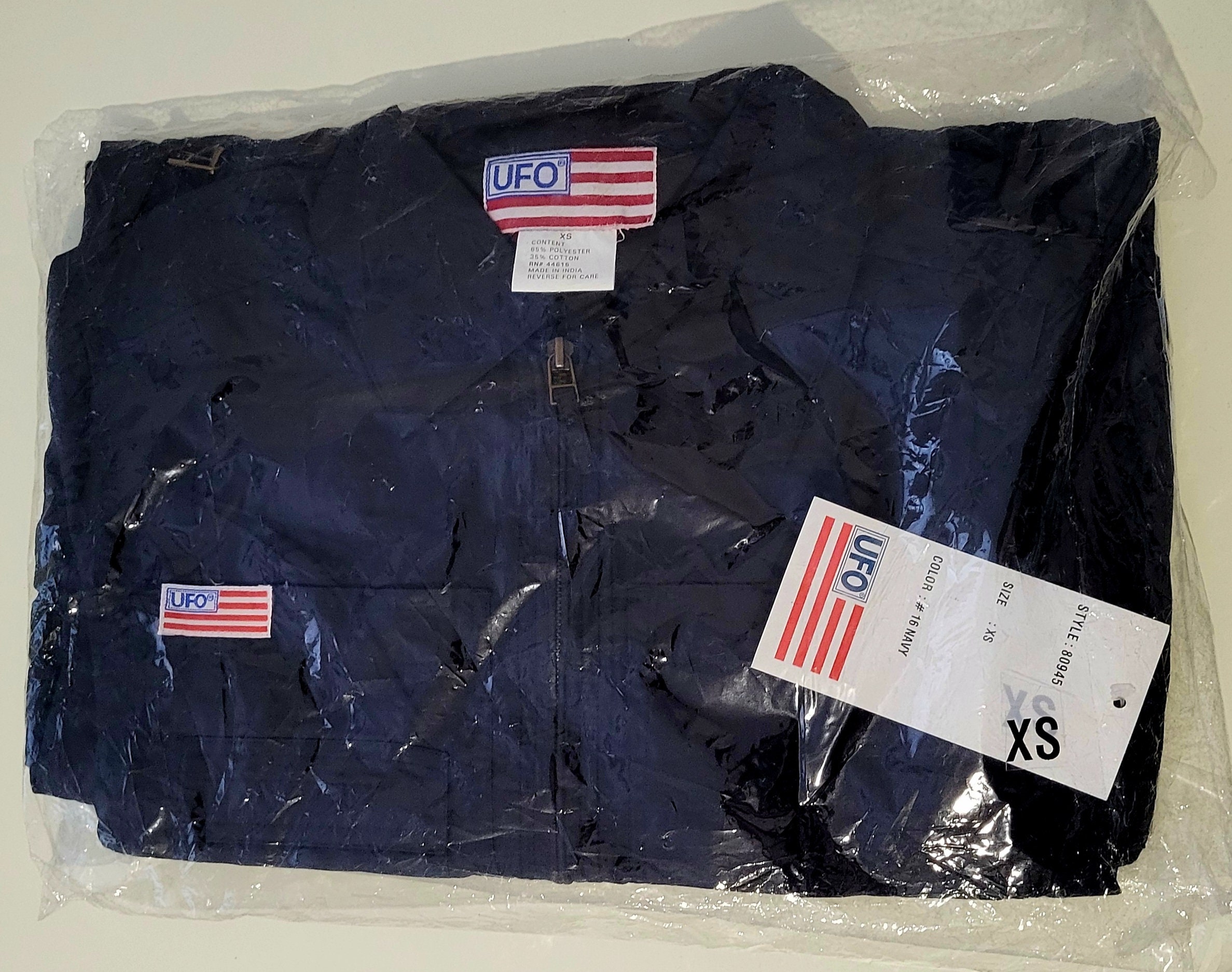 Originele Navy Blue Flight Suit Coverall, Unisexmodel. Nieuw in ...
