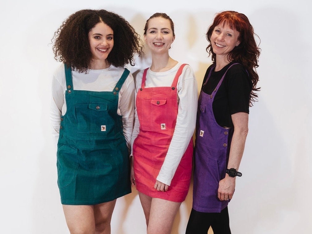 Mini Pini Dress Mini Pinafore Pinafore Dress Dungaree - Etsy