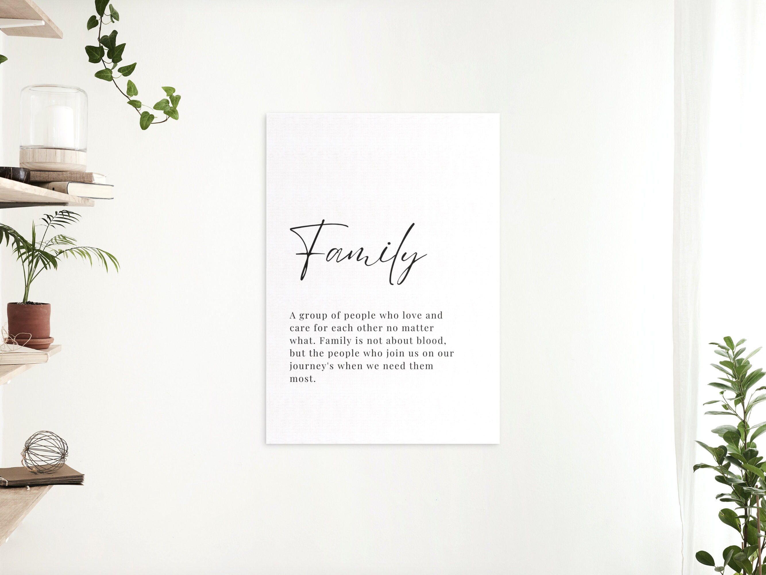 Family Definition Print / Digital Download / Printable Poster / Posters ...