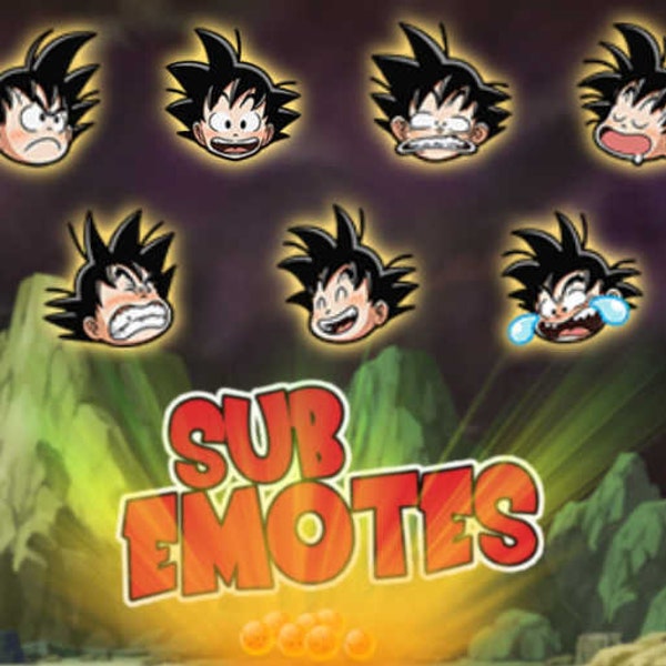 Dragon Ball Z Emotes - Etsy