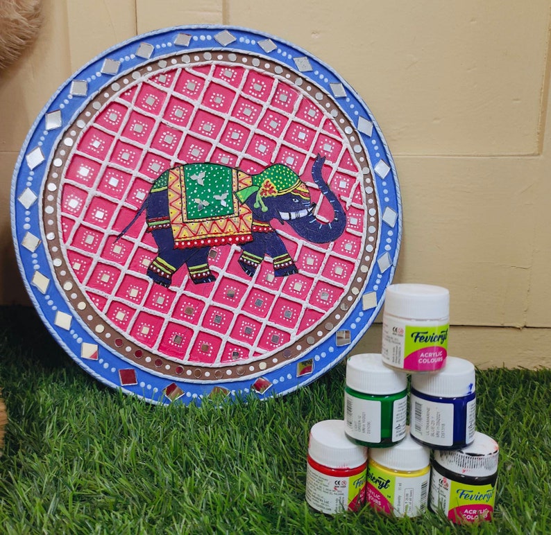 ELEPHANT LIPPAN ART - Etsy