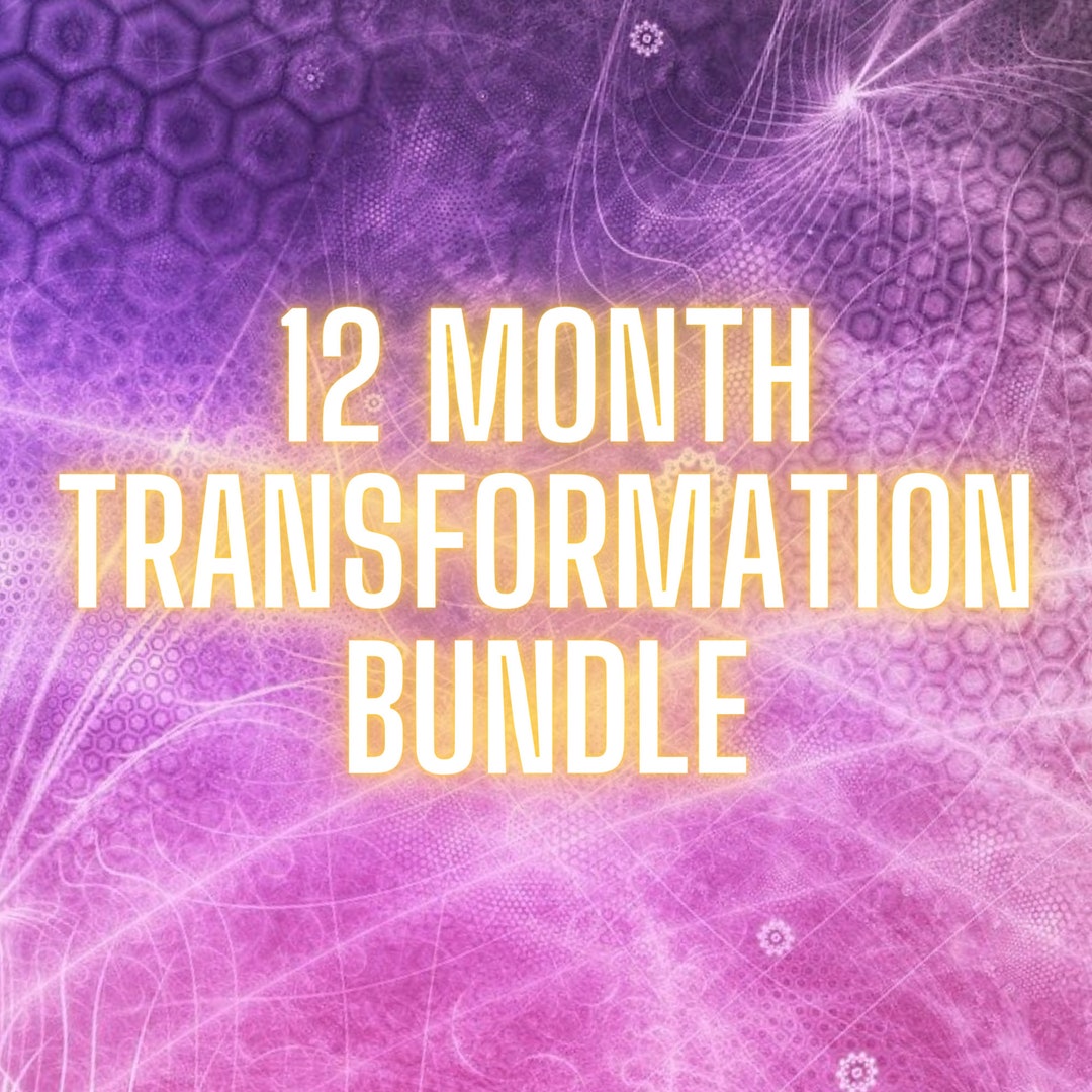 12 Month Transformation Bundle - Etsy