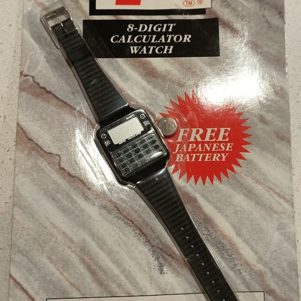 Calculator Watch - Etsy