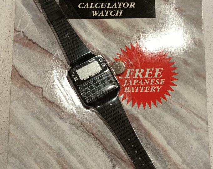 Vintage Digital Alarm Calculator Wristwatch Quartz Watch Hong Kong - Etsy