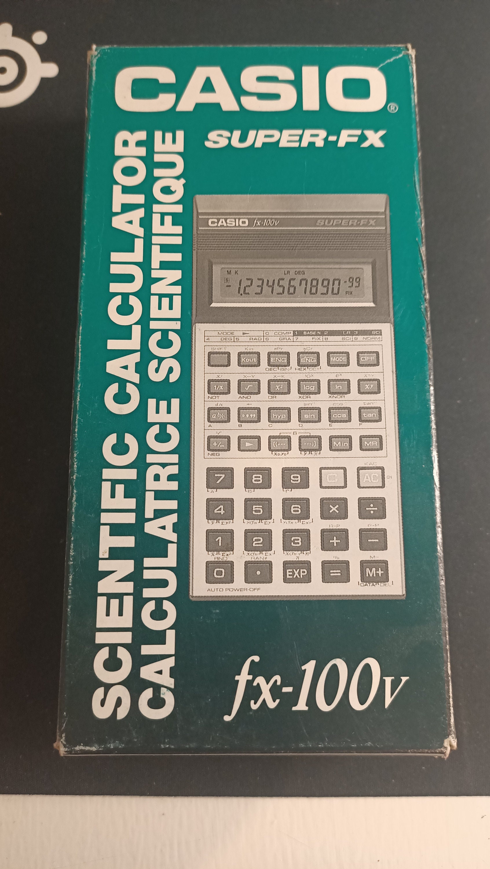 Vintage New Old Stock Working Casio Super-fx-100v Scientific Calculator ...