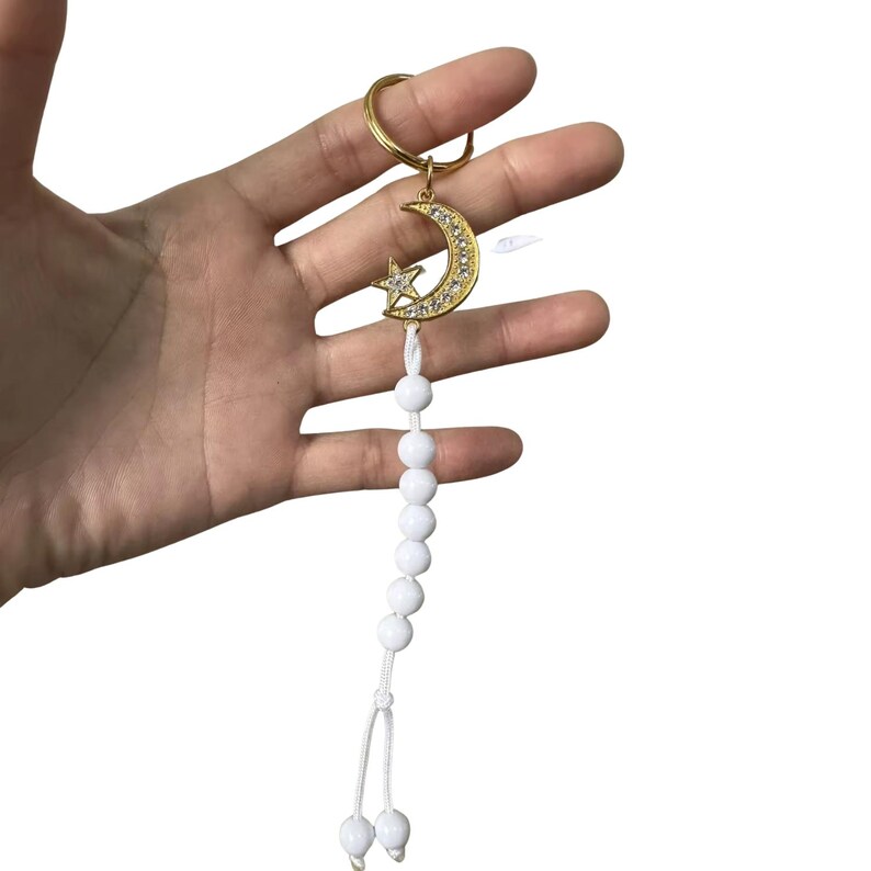 7 Bead Tawaaf Counter Tasbih Keychain. Hajj & Umrah Gift. Islamic ...