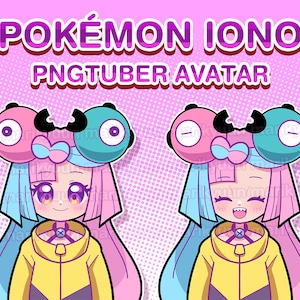 Pokémon Iono Zone - P2U Pngtuber Avatar for Streaming on Twitch ...