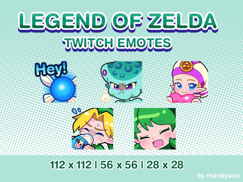 Zelda Ocarina of Time - Set of 5 Emotes for Streaming on Twitch ...