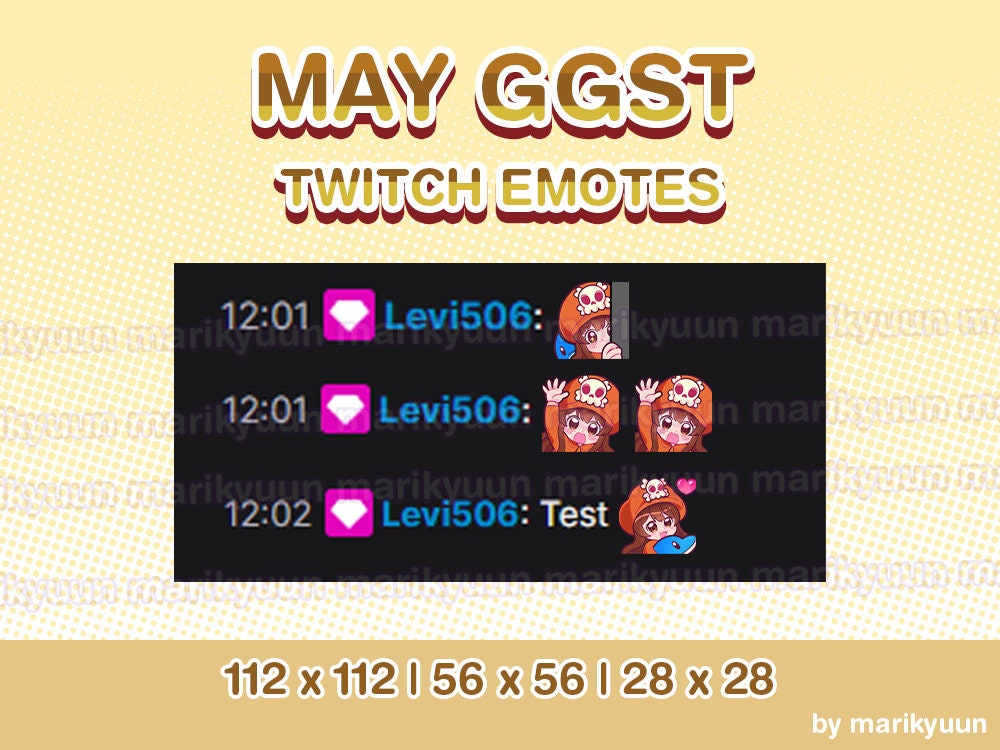 Buy Guilty Gear Strive May Set of 3 Emotes for Streaming on Twitch ...