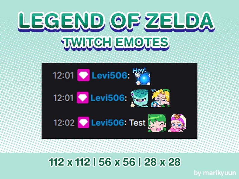 Zelda Ocarina of Time - Set of 5 Emotes for Streaming on Twitch ...