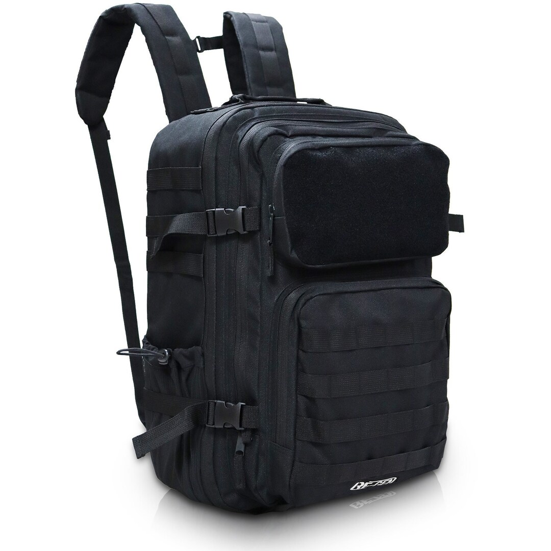 RE-GEN Black Molle 35L XL Tactical Military Backpack Rucksack Camping ...