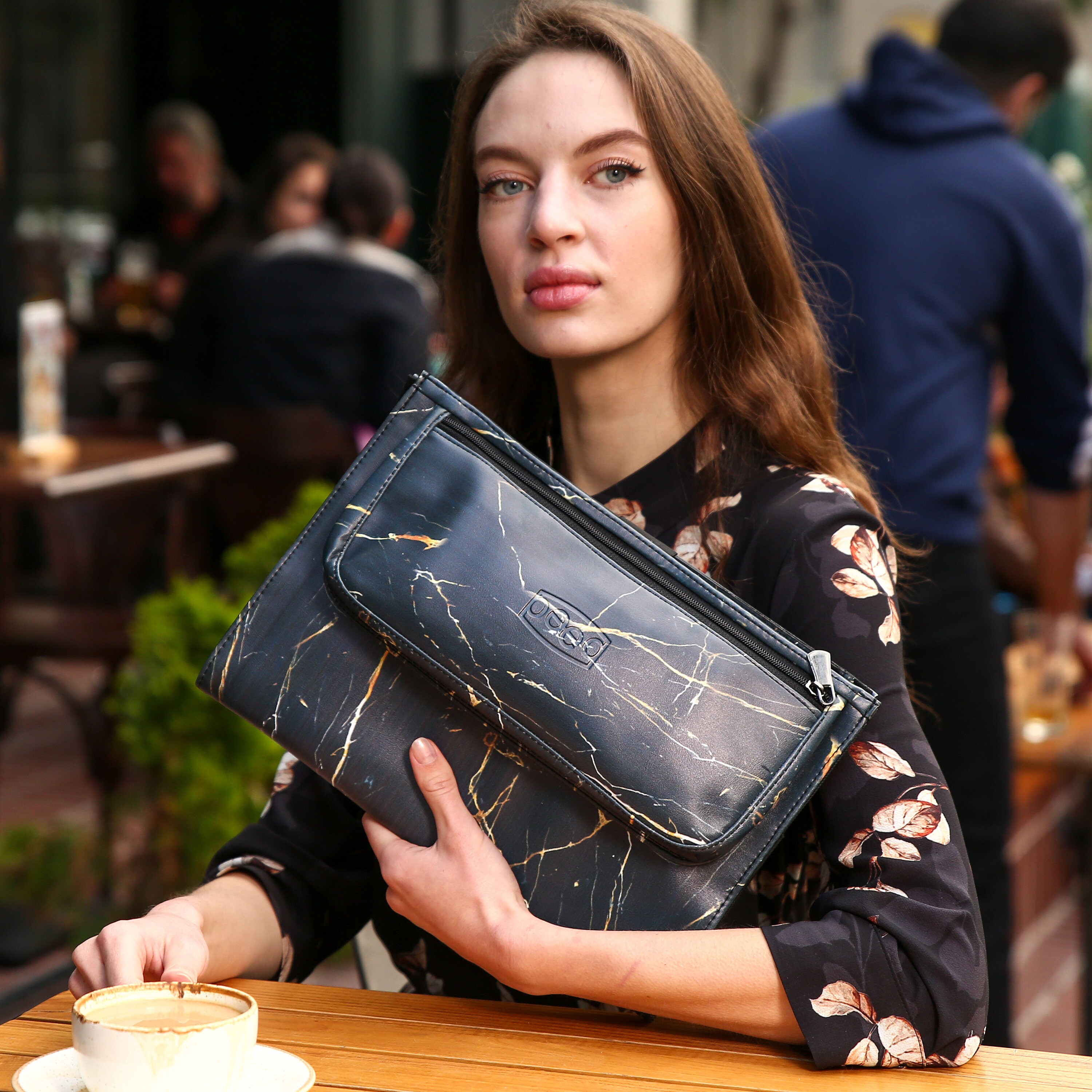 Black Gold Marble Design Leather Computer Bag Leather Laptop - Etsy