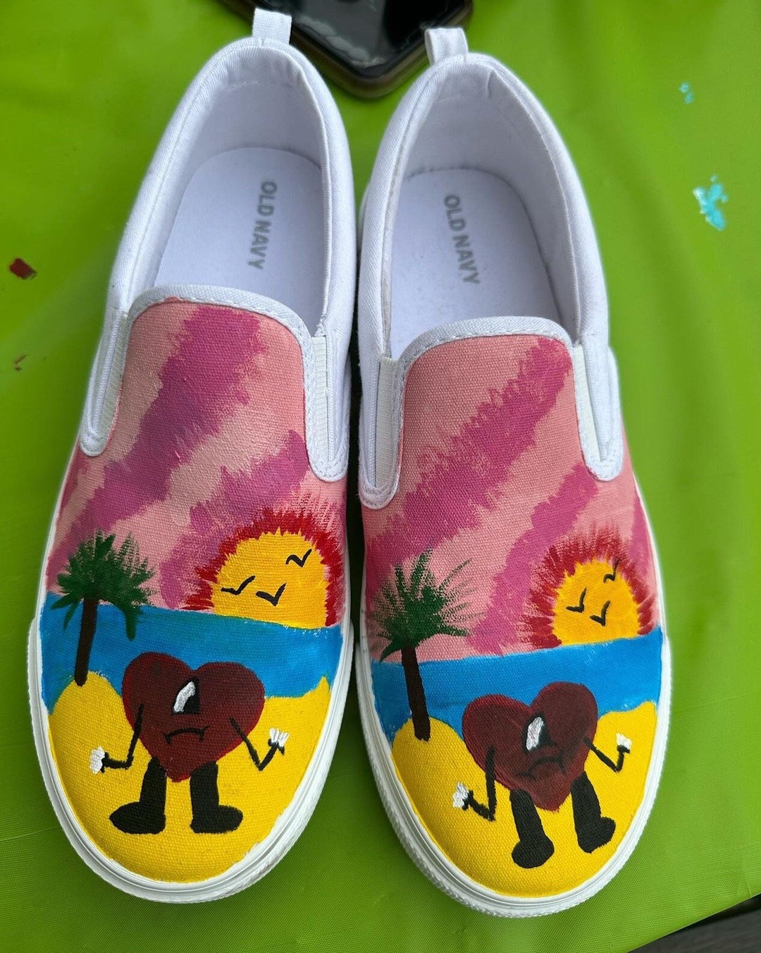 Custom Bad Bunny Después De La Playa Vans - Etsy