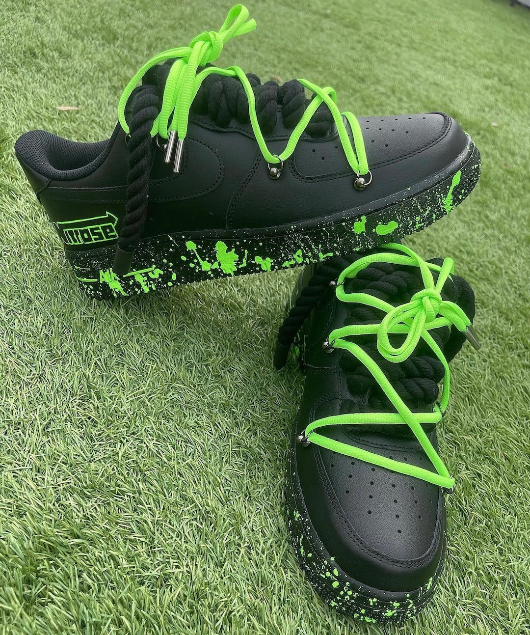 Custom Nike Air Force 1’s With Off-white Style Laces & Rope Laces. Add ...