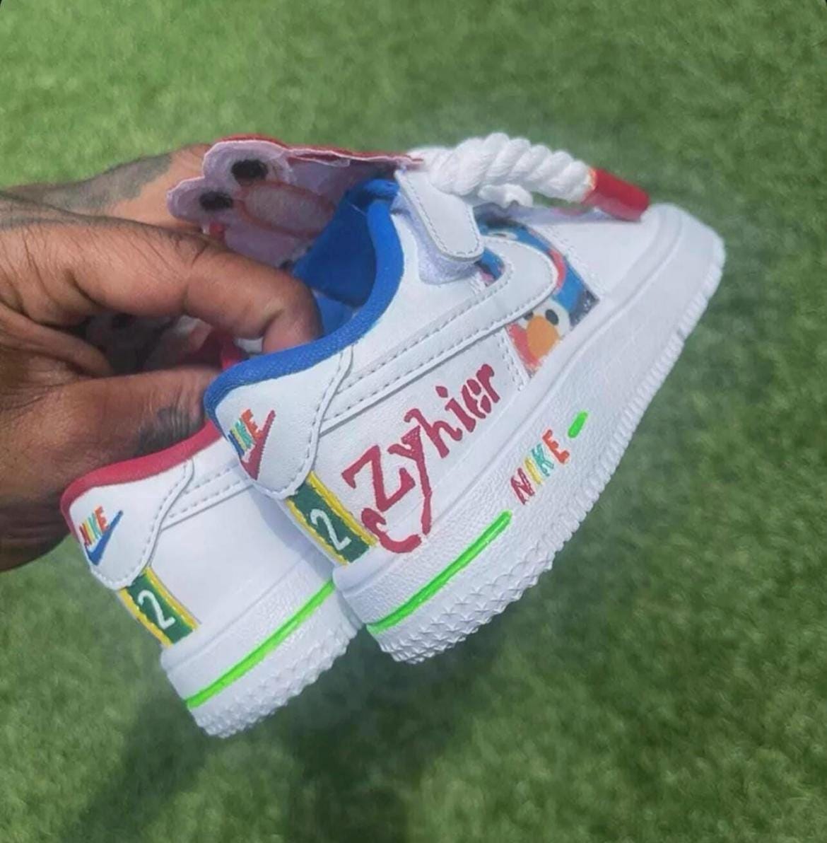 Custom Air Force 1’s With Character Patches (add Name/age/characters of ...