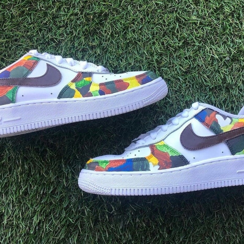 Nike Air Force 1 Camo - Etsy