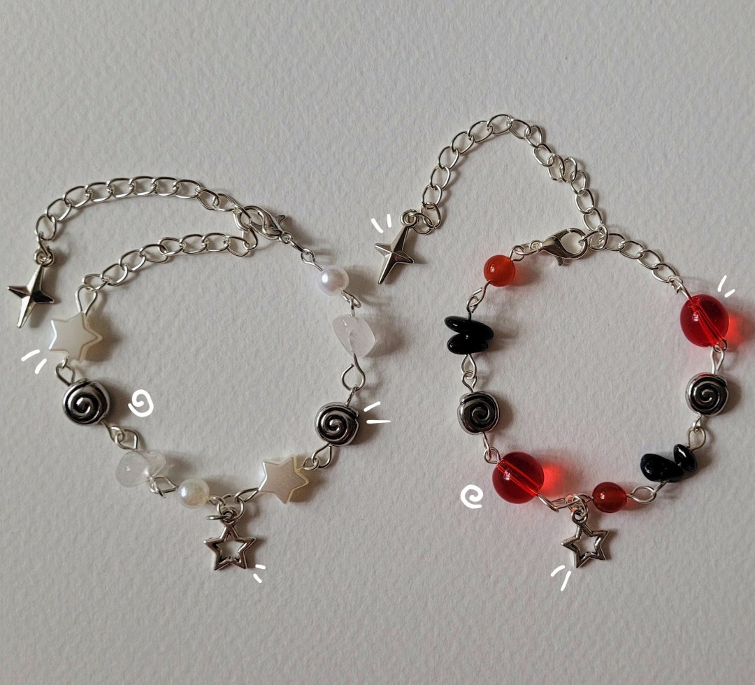 Angel and Devil Matching Bracelets - Etsy UK