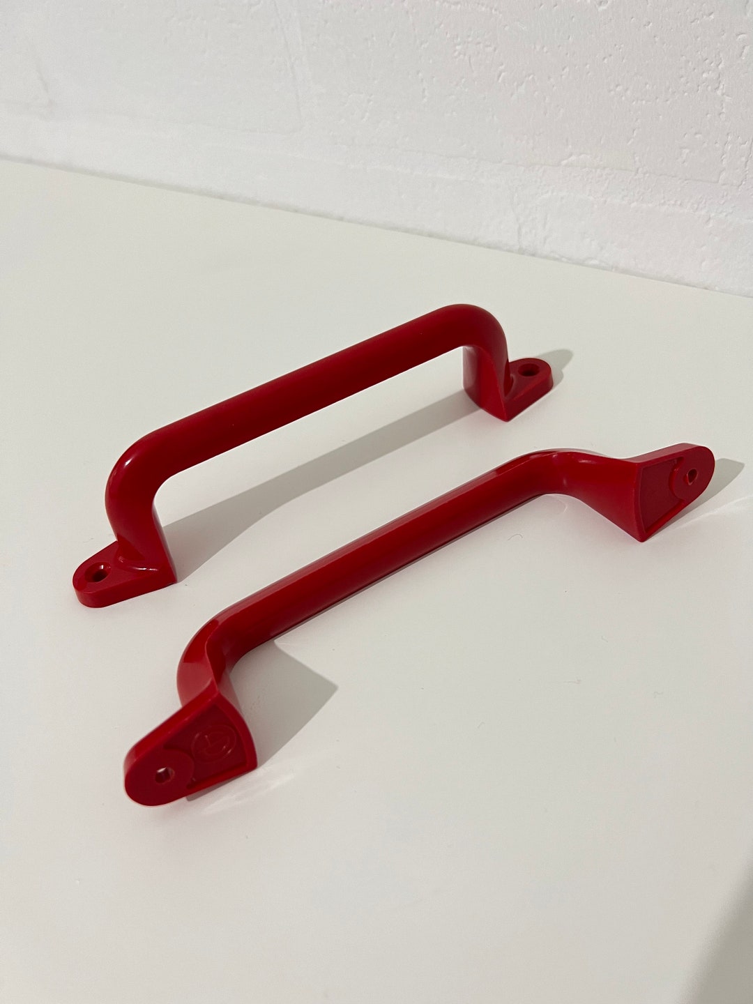 Rare Red Retro Plastic Hemo Handles - Etsy