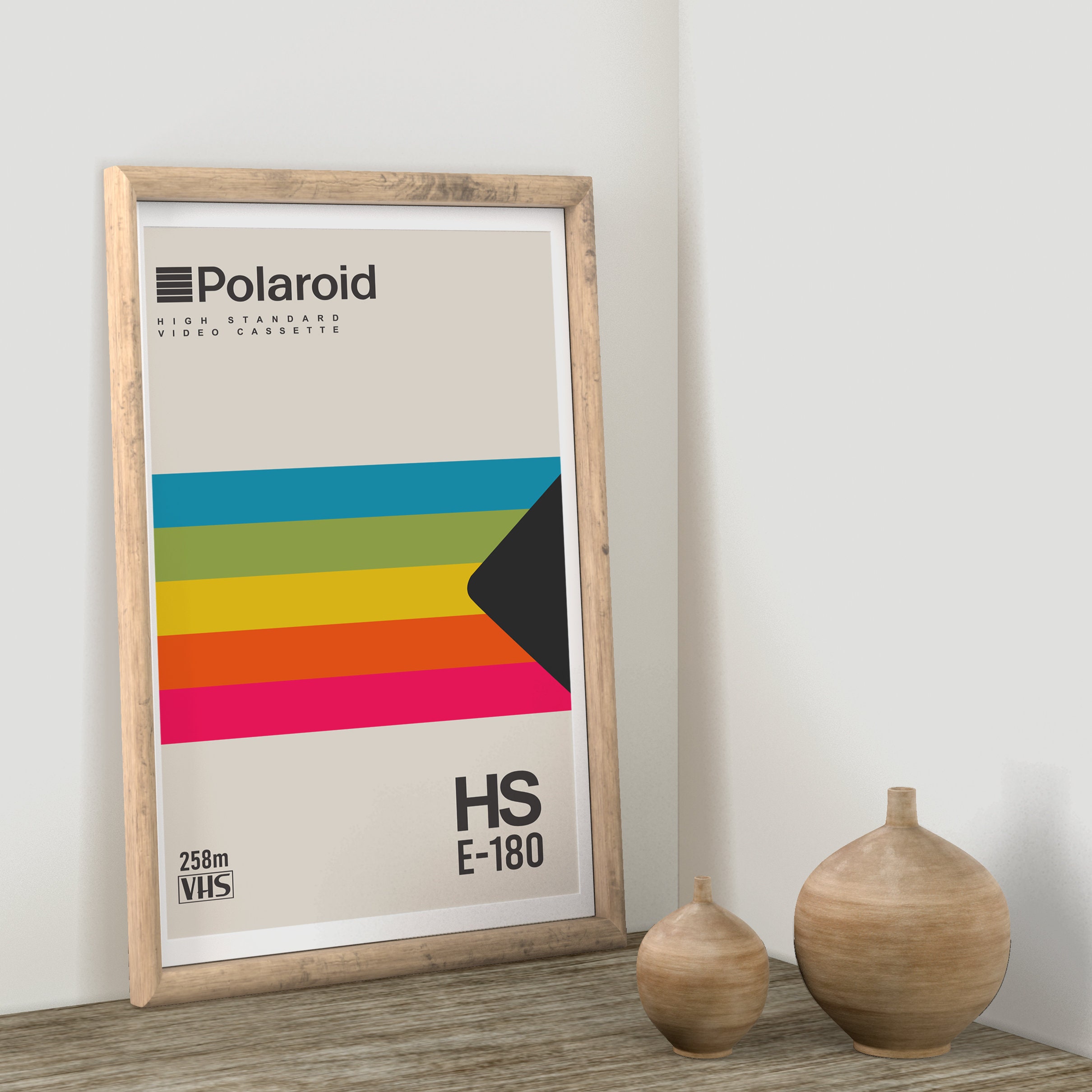 Polaroid Vhs Wall Art, 80s Vintage Movie Poster, Retro Vhs, Blockbuster ...