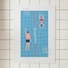 Swimming Pool Print, Swimmers Artwork, Swimming Poster, Retro Sport ...