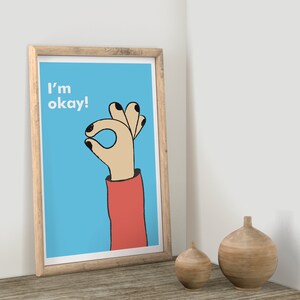 Pop Art Poster, Pop Art Love, Hand Poster, Poster for Kids, Nursery ...