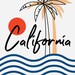 California Travel Poster, California Wall Art, Mid Century Poster ...
