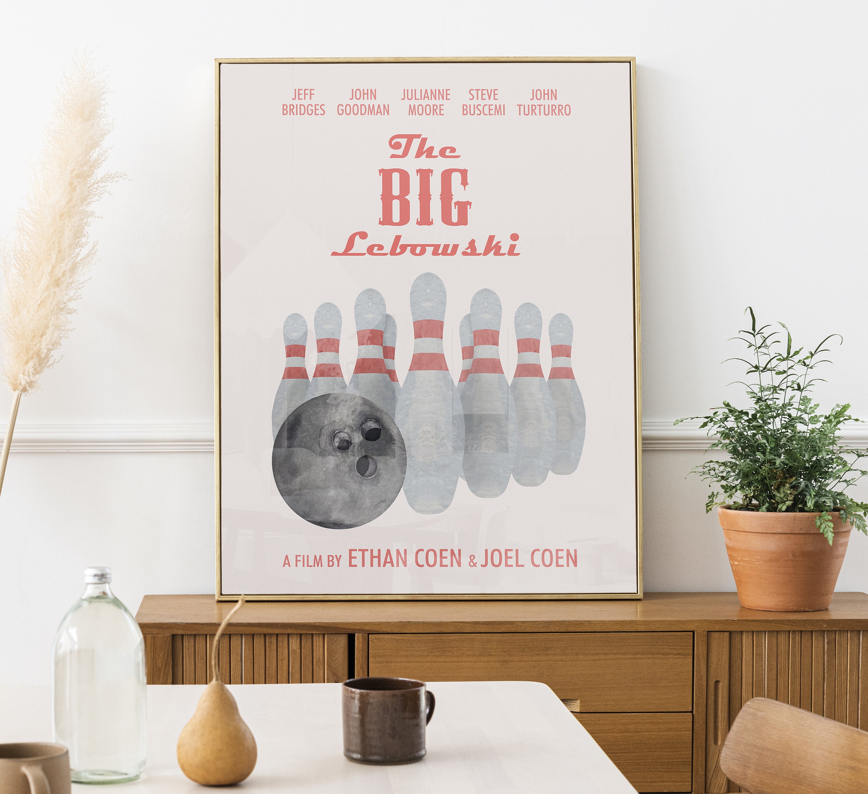 The Big Lebowski Poster the Dude Joel Coen Ethan Coen - Etsy