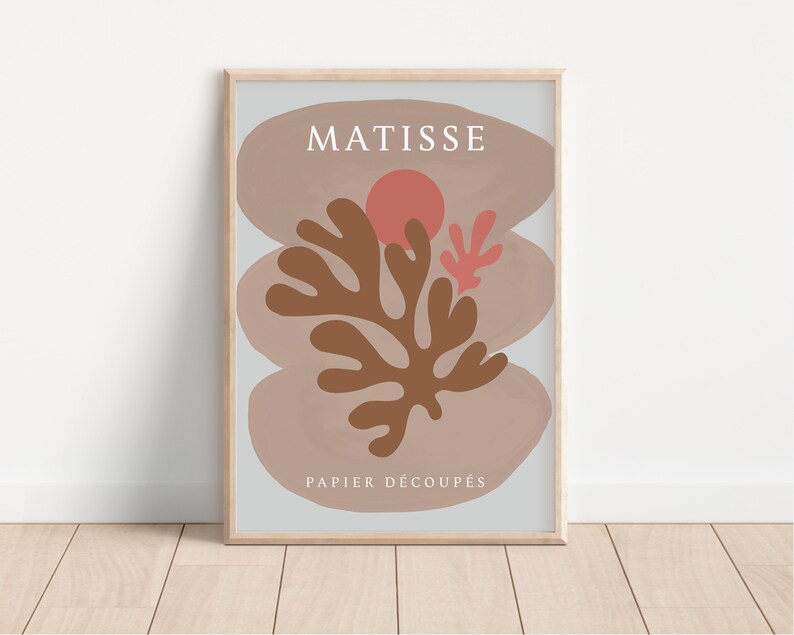 Henri Matisse Print, Cut Outs Matisse, Exhibition Poster, Pastel Color ...
