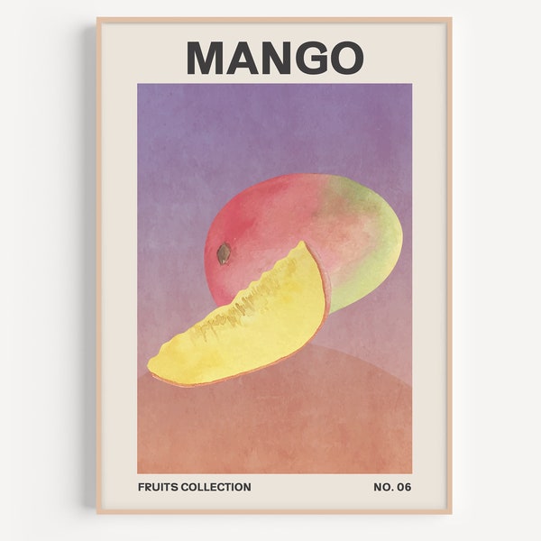 Mango Print - Etsy
