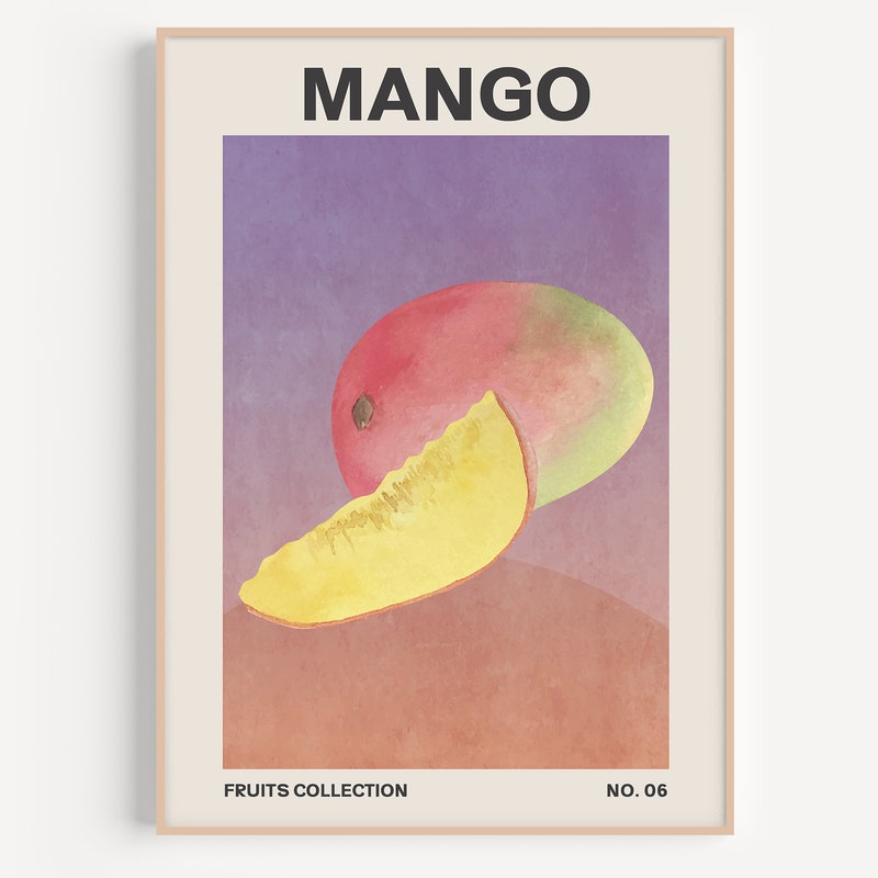 Mango Print - Etsy