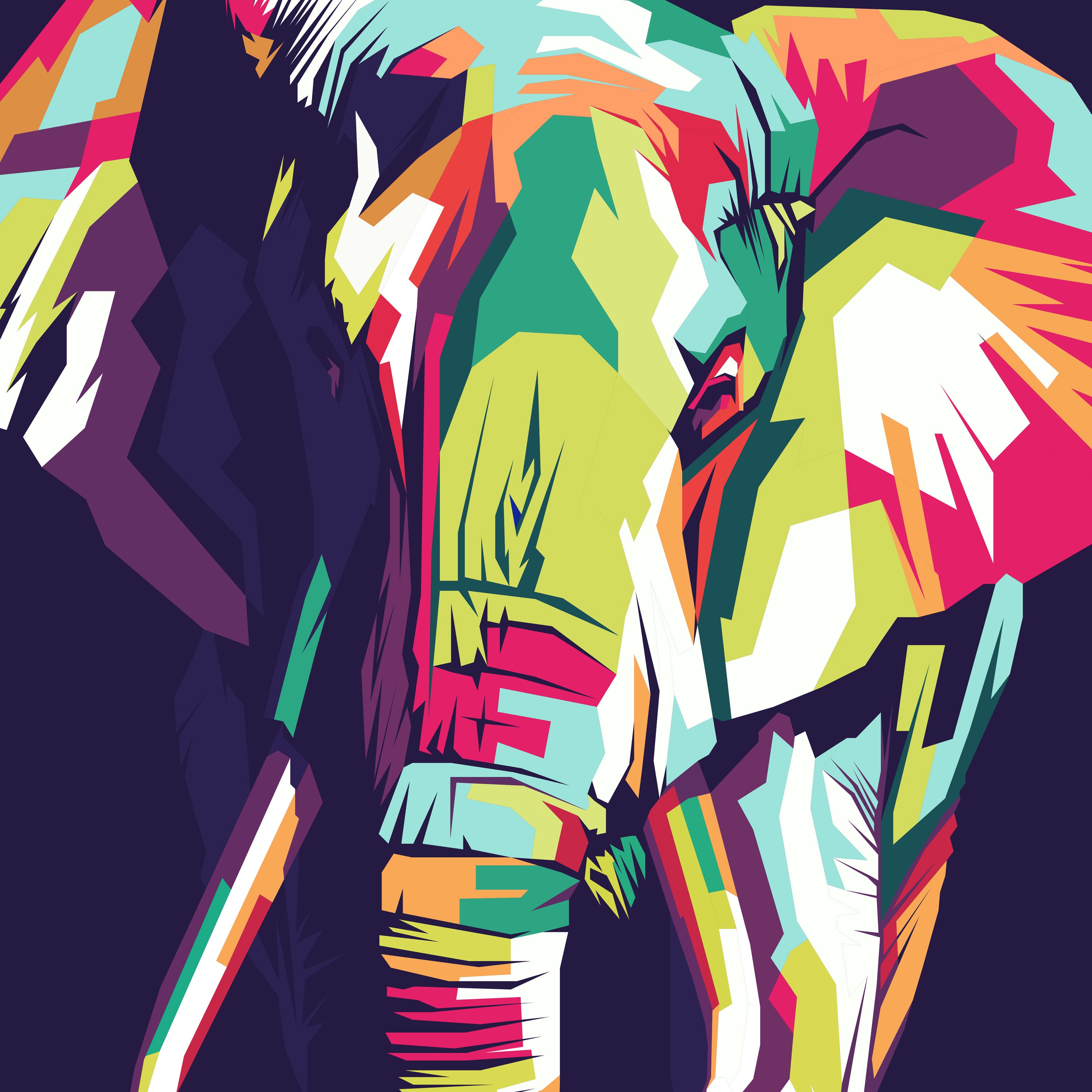 Printable Elephant Poster, Elephant Wall Hangings, Animal Wall Print ...