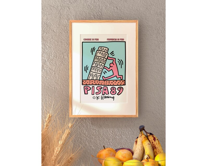 Keith Haring Poster, Pisa 89, Exhibition Poster, Keith Haring Pop Art ...