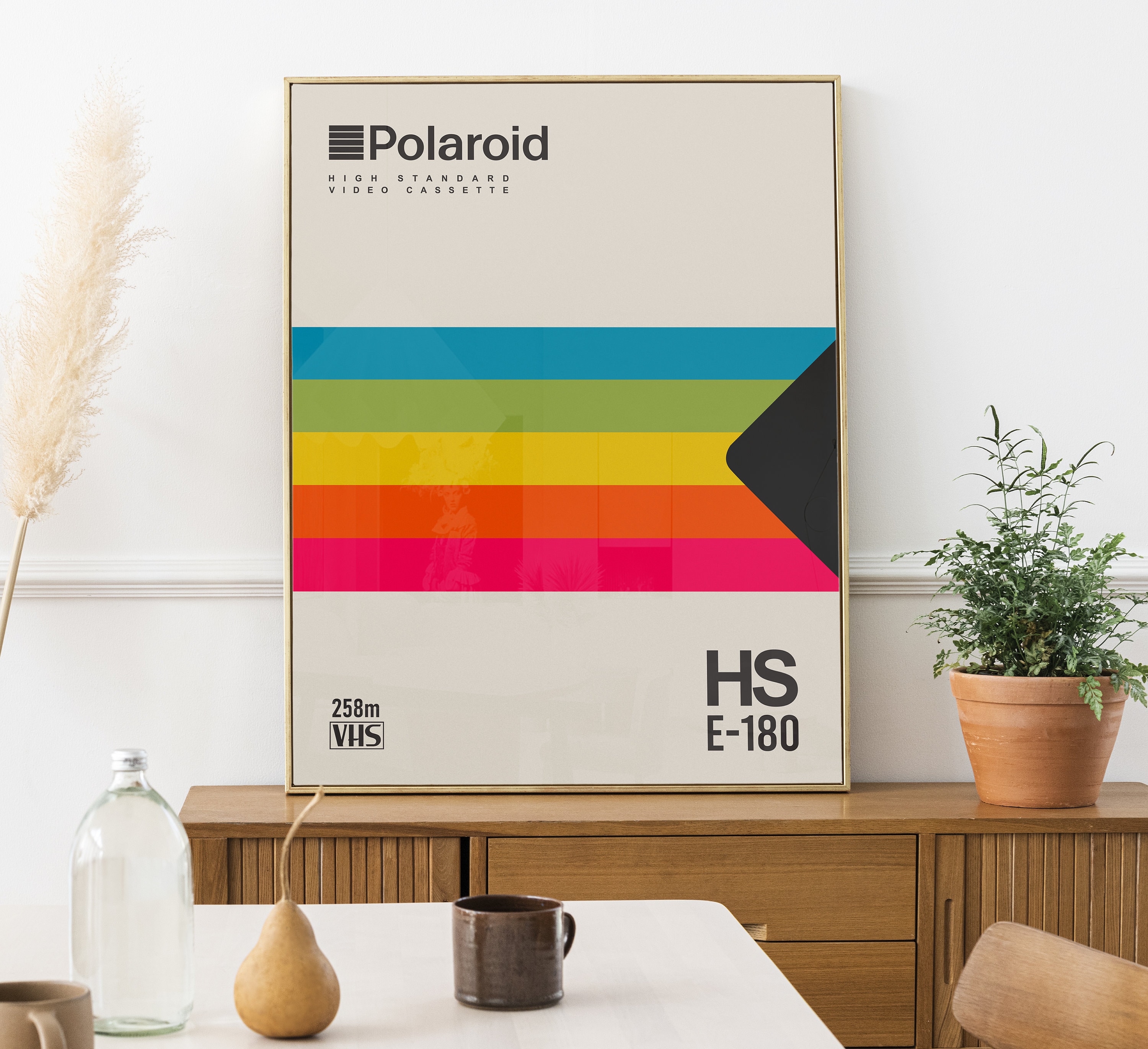 Polaroid Vhs Wall Art, 80s Vintage Movie Poster, Retro Vhs, Blockbuster ...