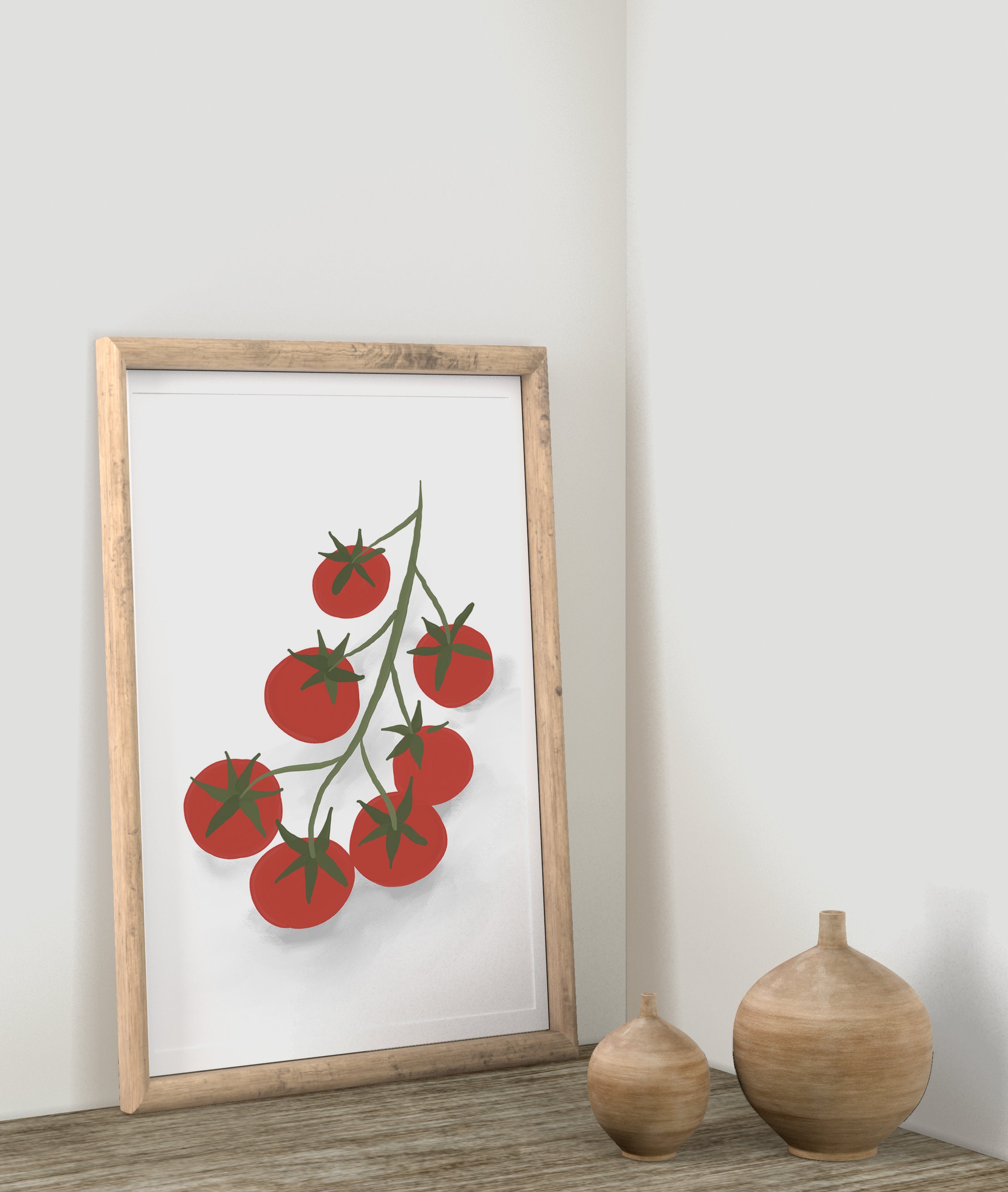 Tomato Wall Art, Food Poster, Tomato Print, Tomato Poster, Kitchen ...