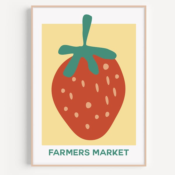Farmers Market Print - Etsy