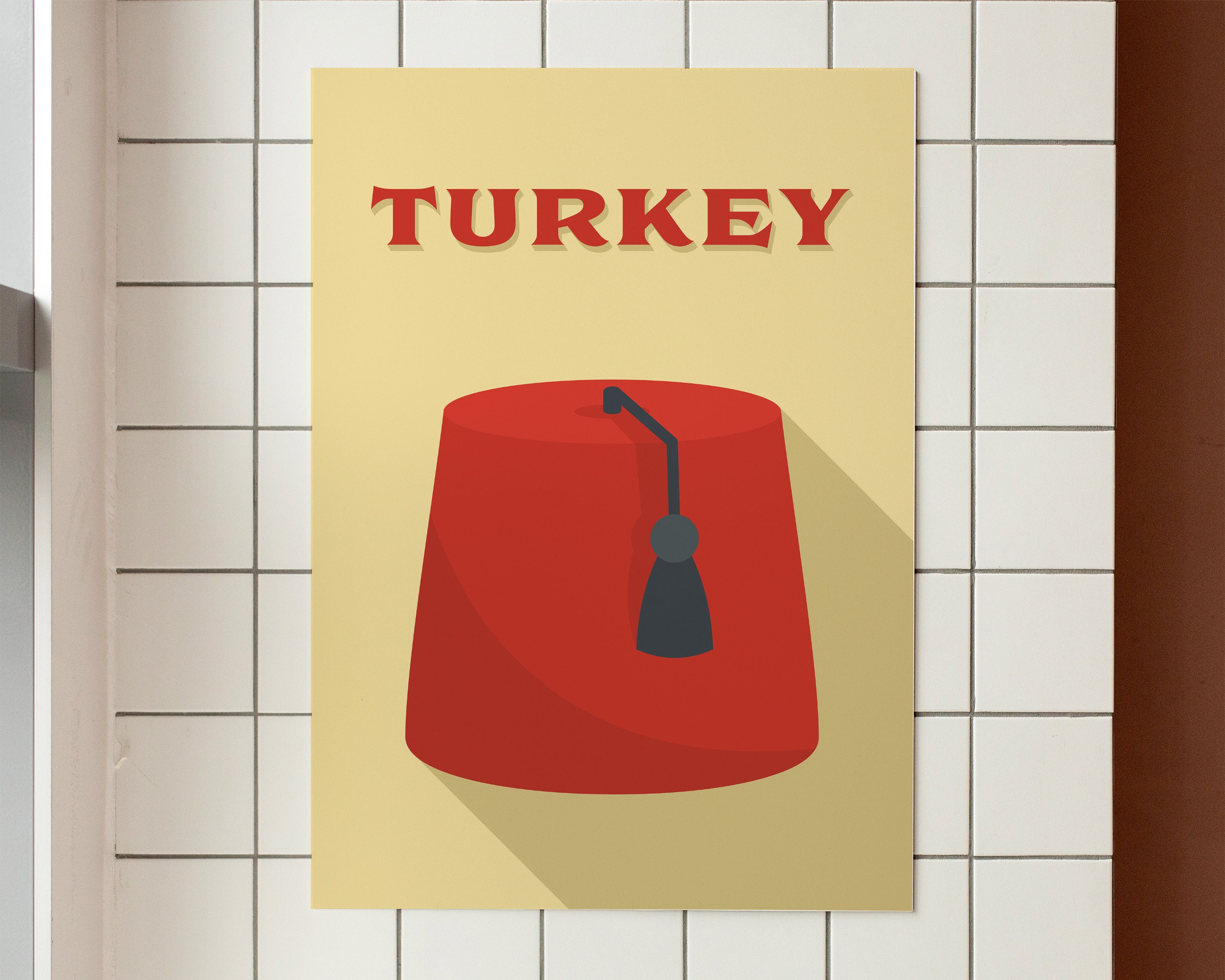 Turkey Travel Poster, Turkey Wall Art, Istanbul Retro Print, Antalya ...