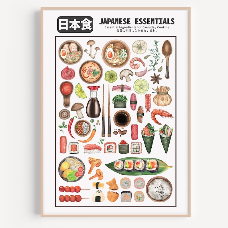 Ingredients for Sushi - Etsy