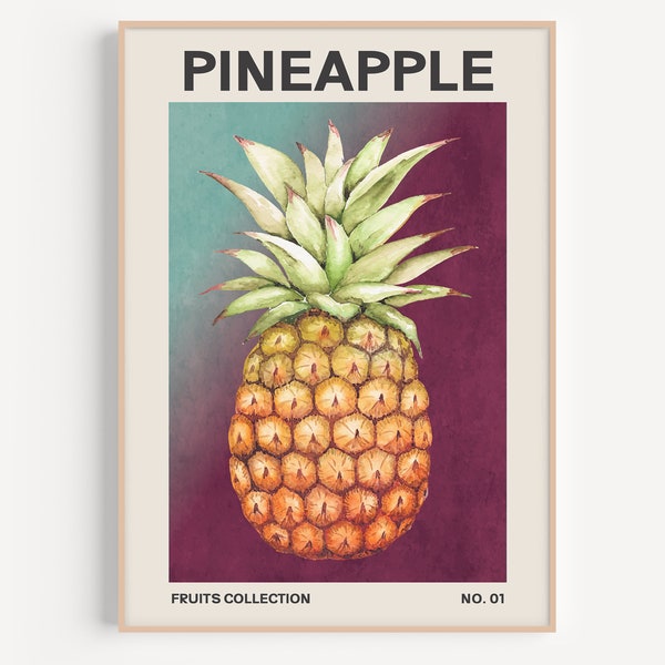 Pineapple Poster - Etsy