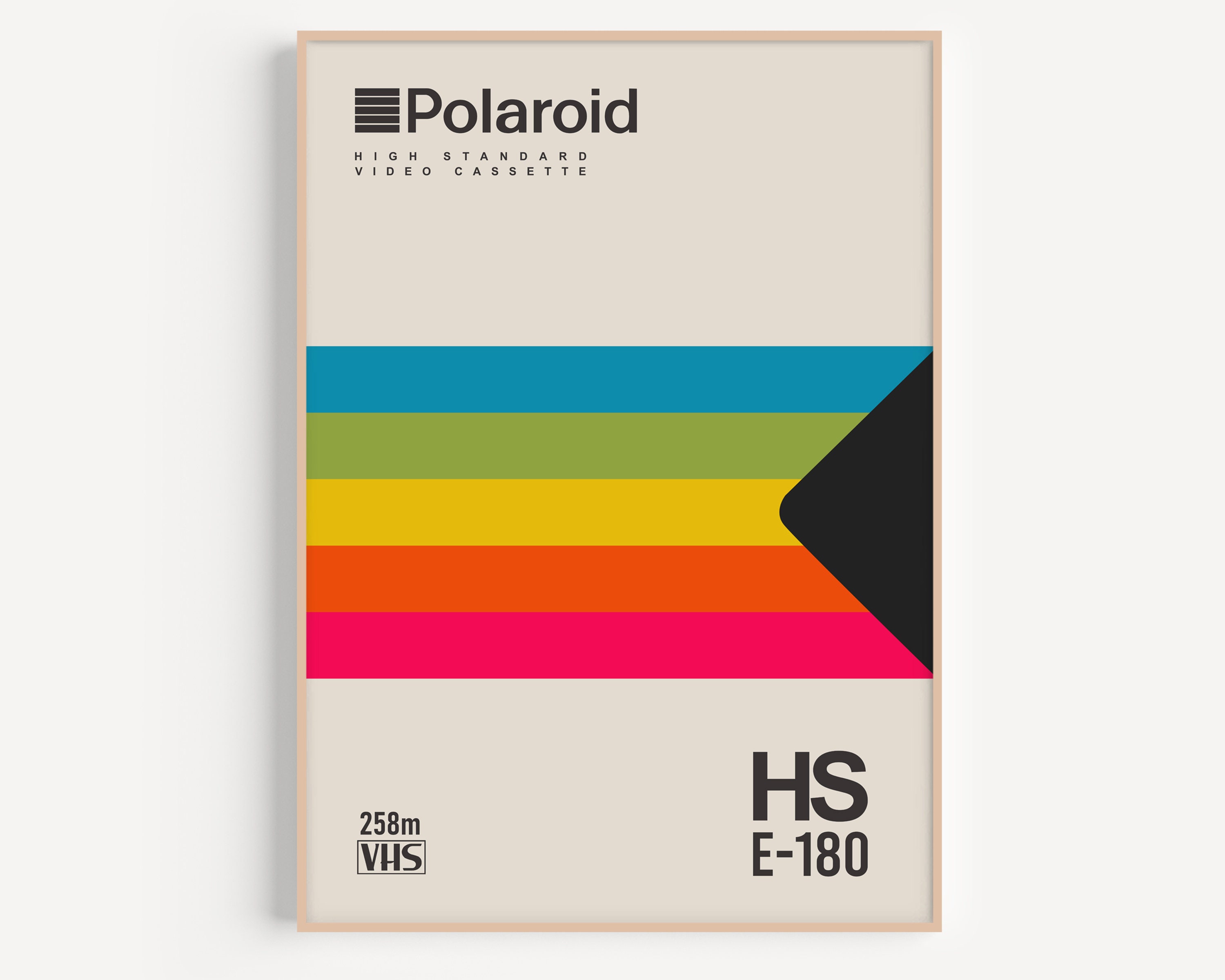 Polaroid Vhs Wall Art, 80s Vintage Movie Poster, Retro Vhs, Blockbuster ...