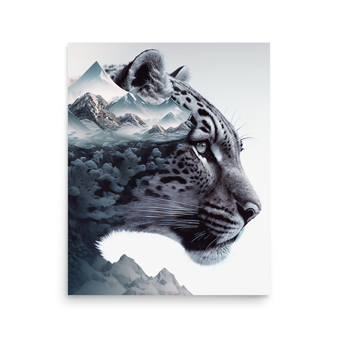 Snow Leopard Digital Art