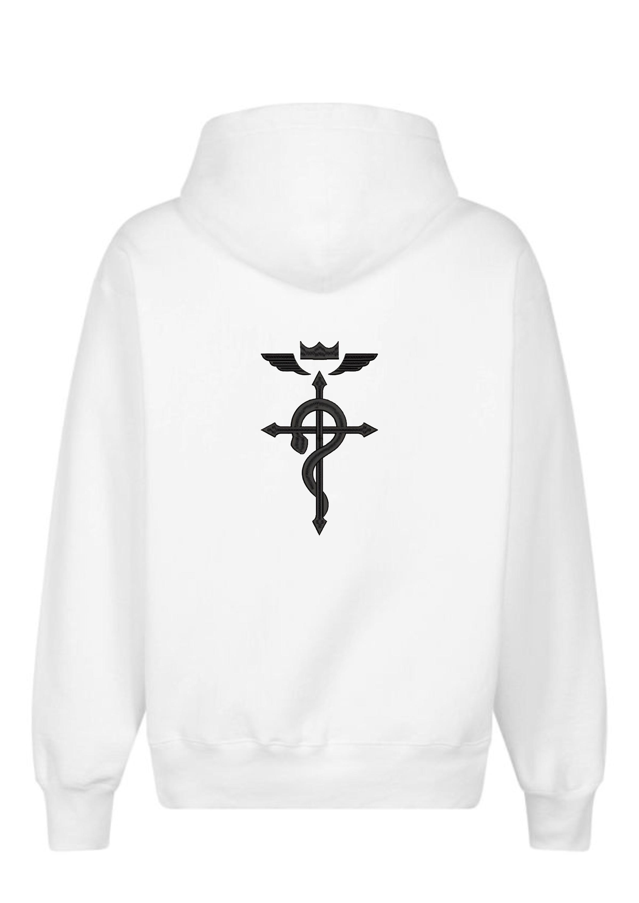 FMA Flamel Embroidered Zip Hoodie (fullmetal Alchemist Brotherhood) - Etsy